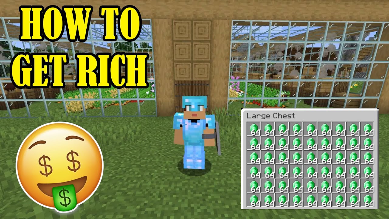 How To Get Rich in Minecraft | Fastest Way To Get Emeralds in Minecraft ...