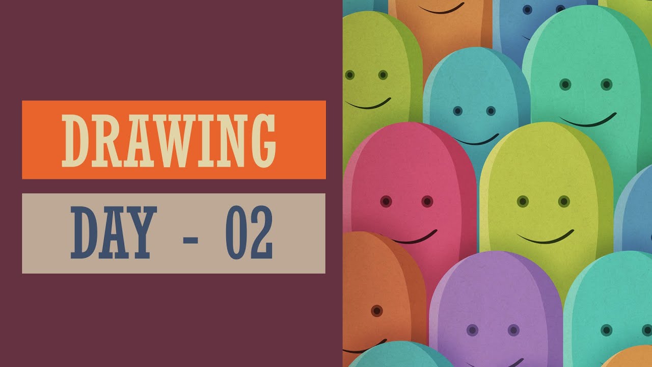 beginner drawing ideas|daily do art day 2 - YouTube
