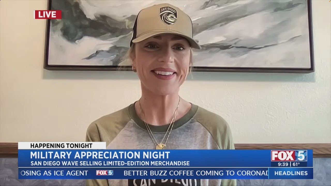 San Diego Wave Military Appreciation Night - YouTube
