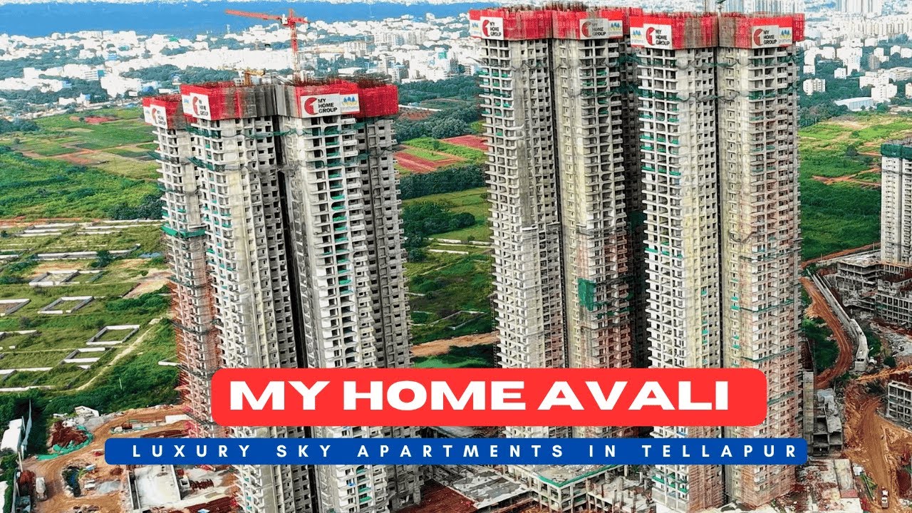 My Home Avali : Exploring Luxury Sky Apartments in Tellapur - YouTube