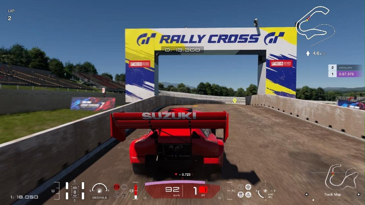 Rallycross layout - Circuit de Barcelona-Catalunya | GT7 PS5 - YouTube