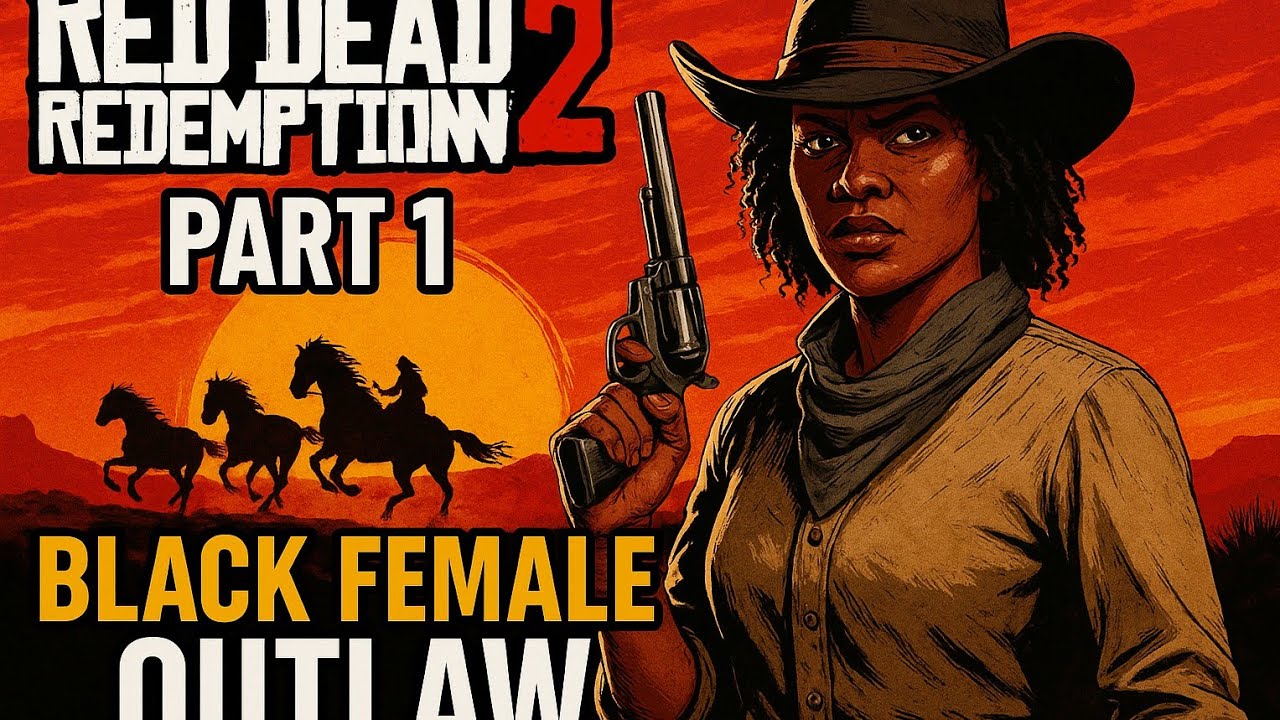 "Red Dead Redemption 2 | My First Time Playing! 🔥 Black Female Outlaw ...