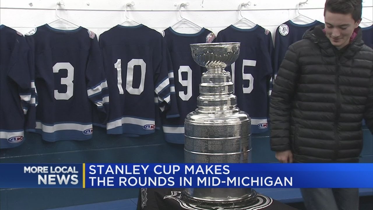 Stanley Cup makes the rounds in Mid-Michigan - YouTube