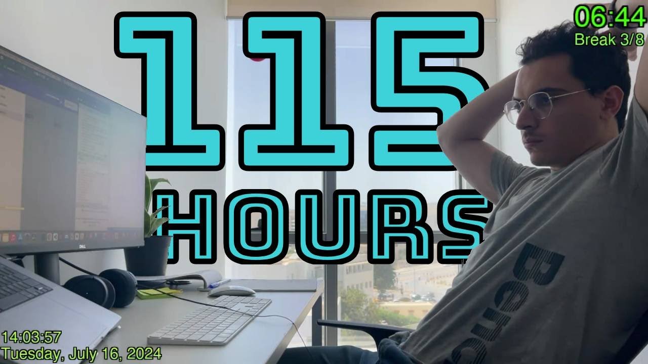 Work/Code/Study with me | 115 hours building SaaS - YouTube