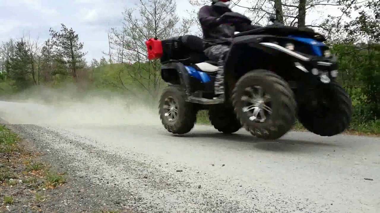 CF MOTO CFORCE 550 JUMP ,FROM 3 DIFFERENT ANGLES - YouTube
