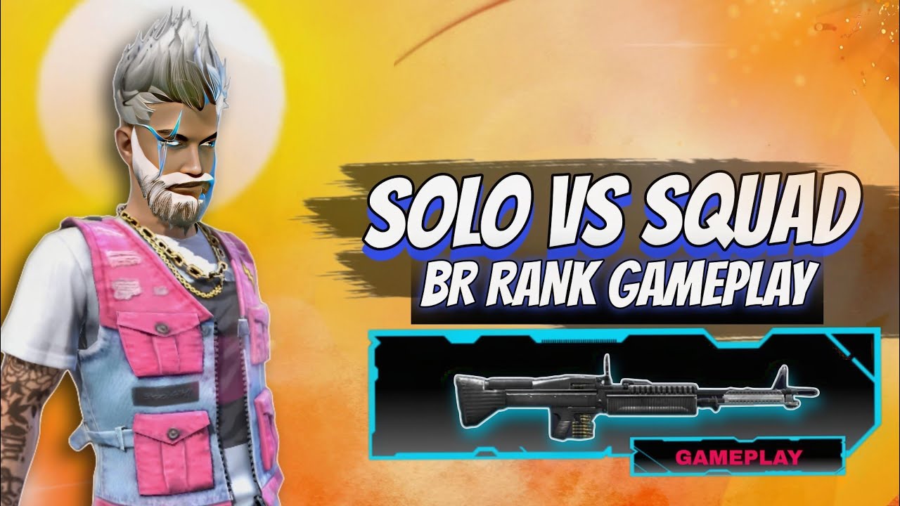 SOLO VS SQUAD GAMEPLAY - 8 KILLS WITH M60 | GARENA FREE FIRE - YouTube
