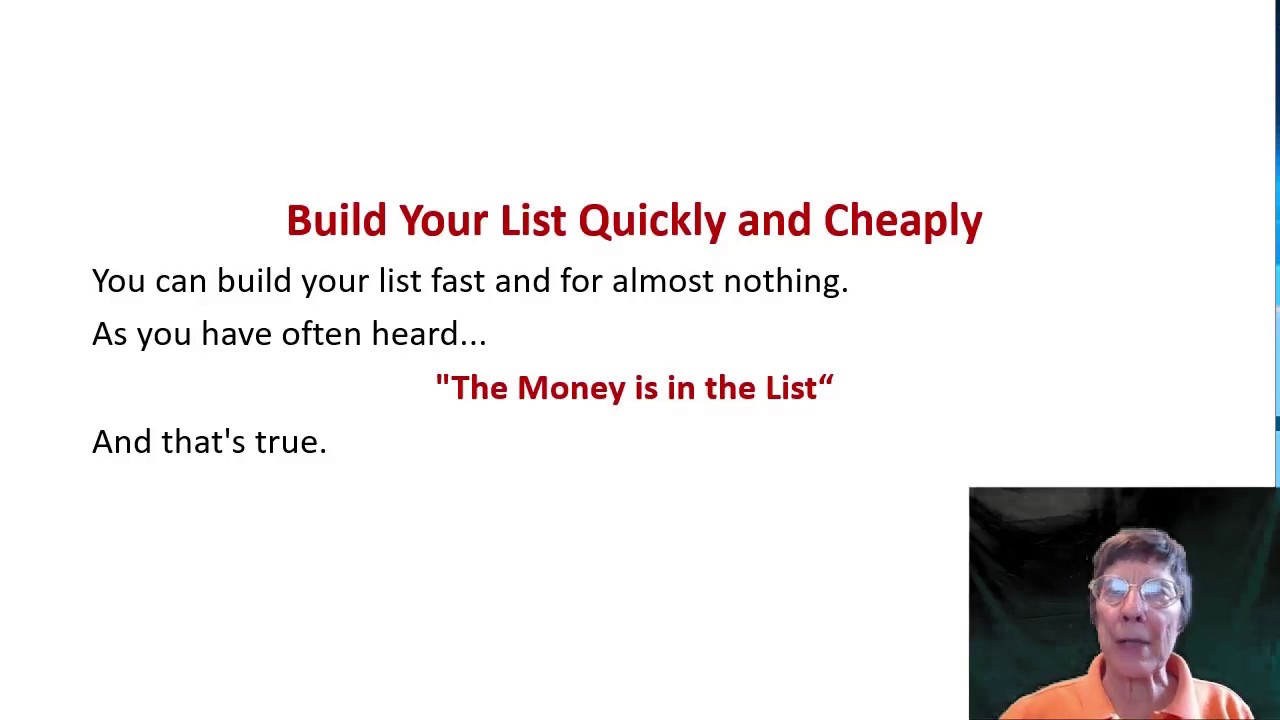 Build Your List - YouTube