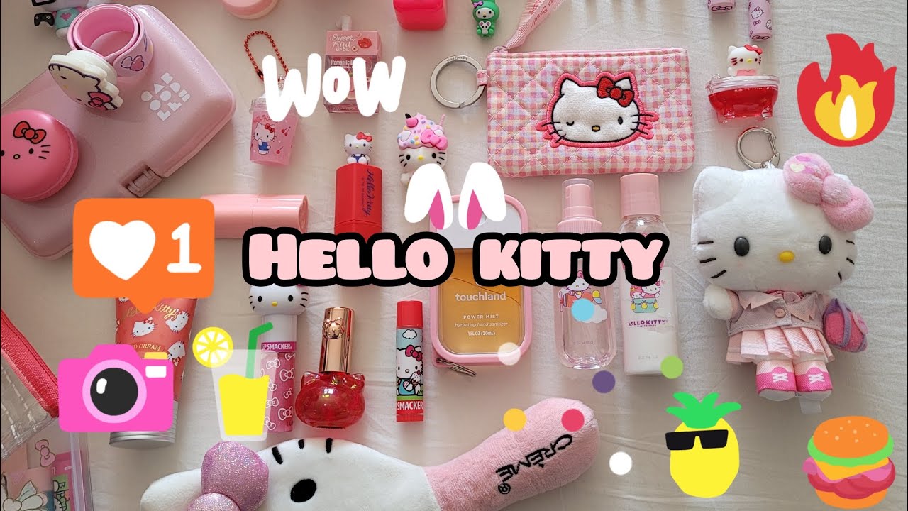 ♡Hello Kitty♡: Cute things for your bag| Sanrio, Kawaii 👜🎀🩷🛍 - YouTube