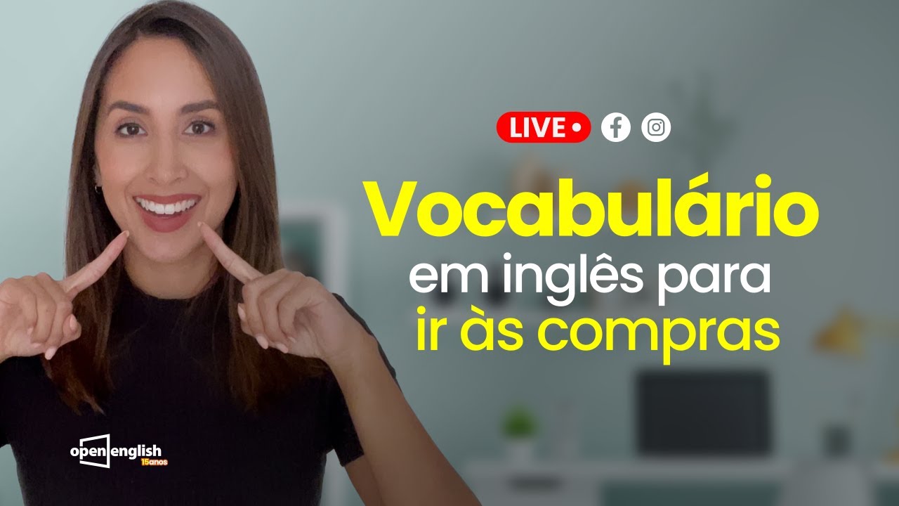 Vocabulário em inglês para ir às compras - Aprenda grátis - YouTube