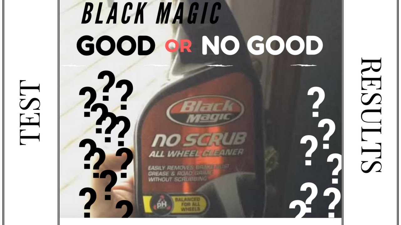 Black Magic no scrub wheel cleaner - test results - YouTube