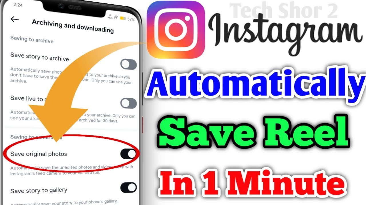 How to Save Instagram Reel Automatically - YouTube
