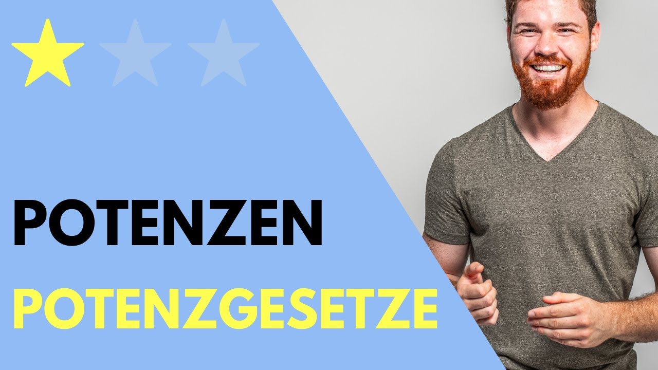 Potenzgesetze, Rechenregeln für Potenzen, Potenzieren - YouTube
