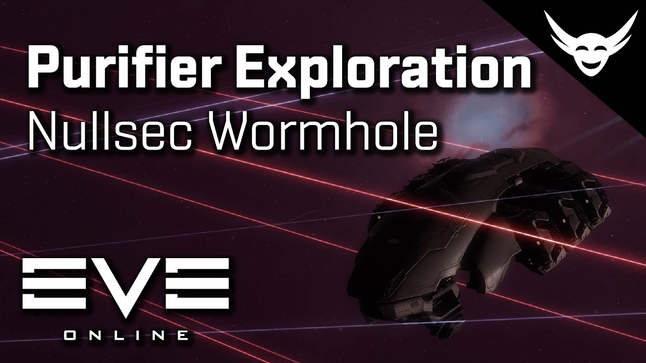 EVE Online - Nullsec Exploring from Wormhole in Purifier - YouTube