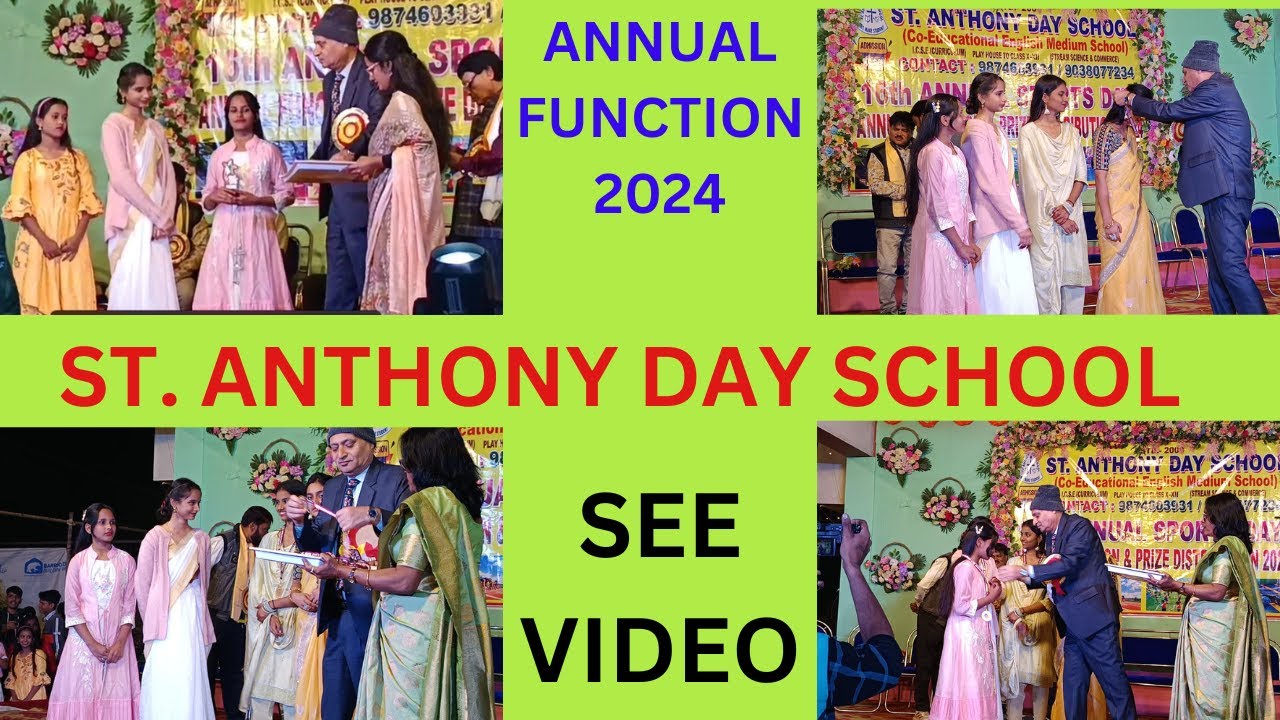 St. Anthony Day School Annual Function 2024. Prize Distribution And ...