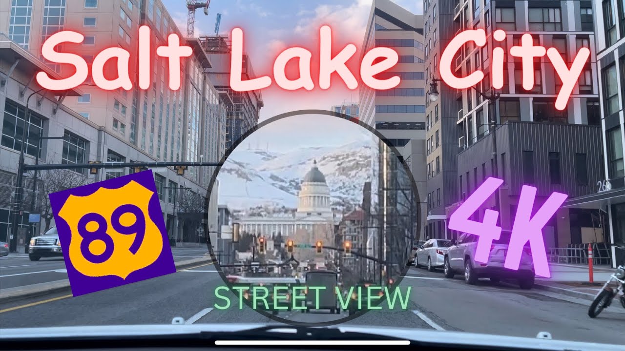 4K Salt Lake City Utah SLC State Street view UT USA - YouTube