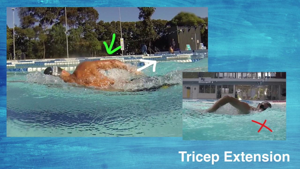 Tricep Extension and How NOT To Exit The Water - YouTube