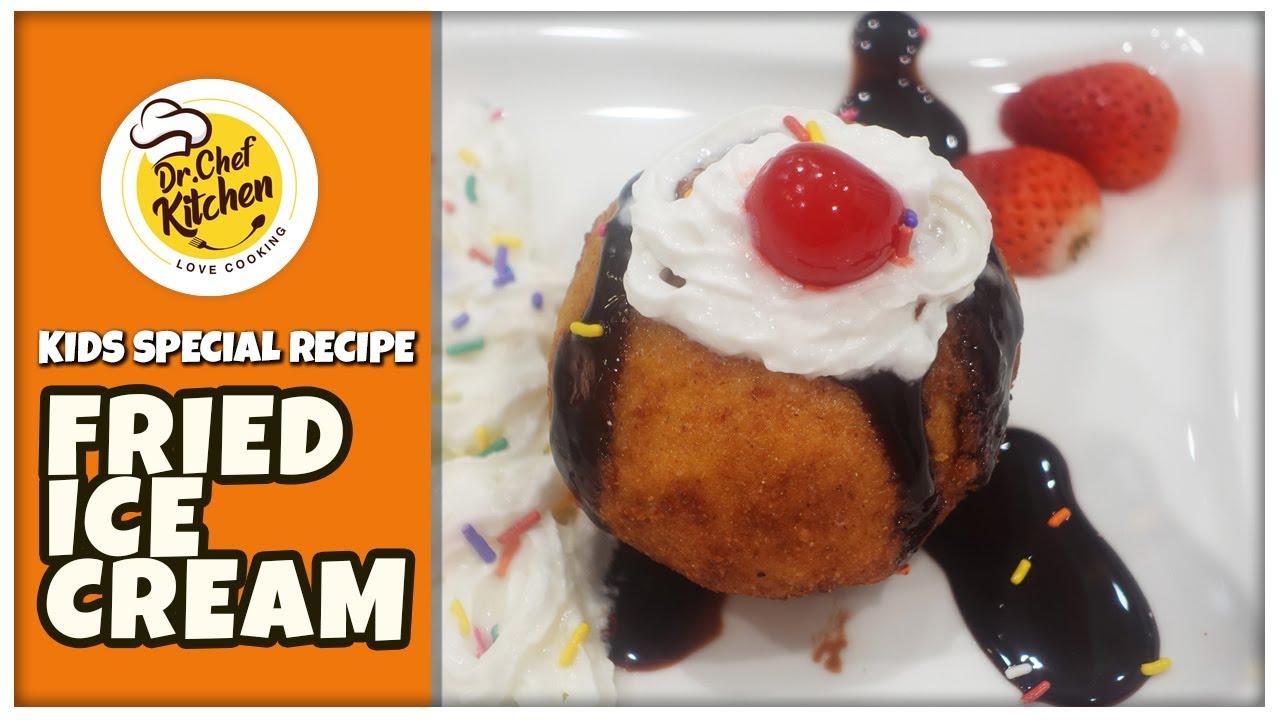 How to make Deep Fried Ice Cream at Home|Fried Ice Cream Bread Recipe ...