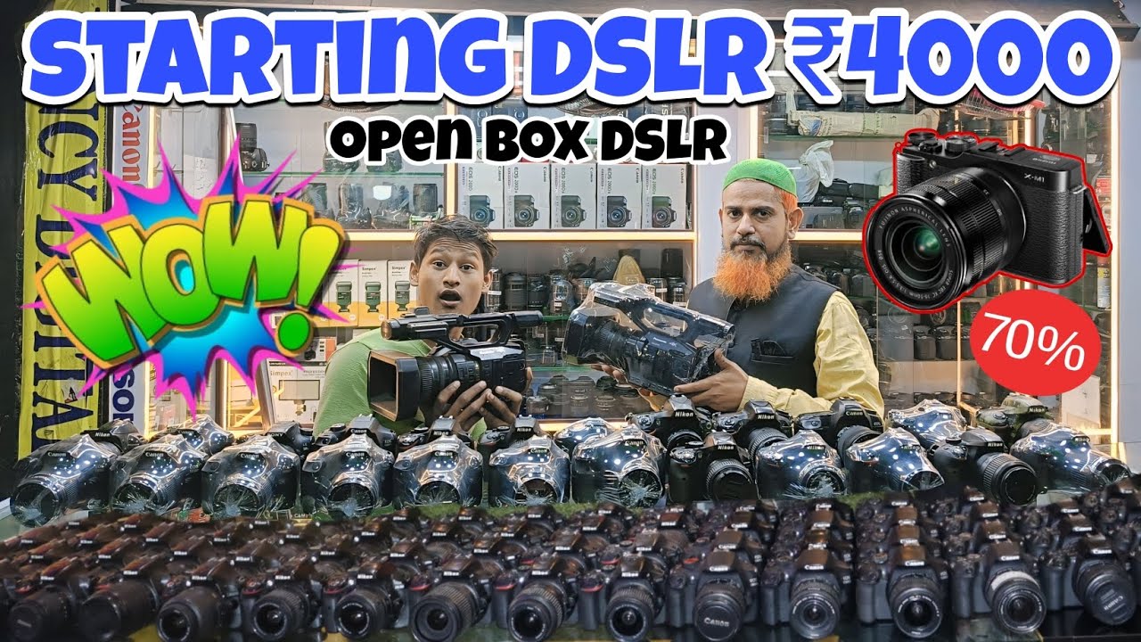 second hand DSLR camera cheapest price mirrorless open box available in ...