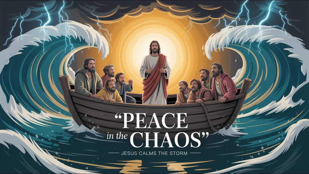 Jesus Calms the Storm – Peace in the Chaos Animated Bible Story for ...