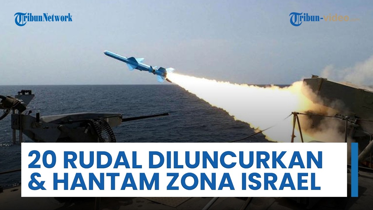20 Rudal Iran Dilontarkan & Hantam Wilayah Israel, Rudal Qadr & Emad ...
