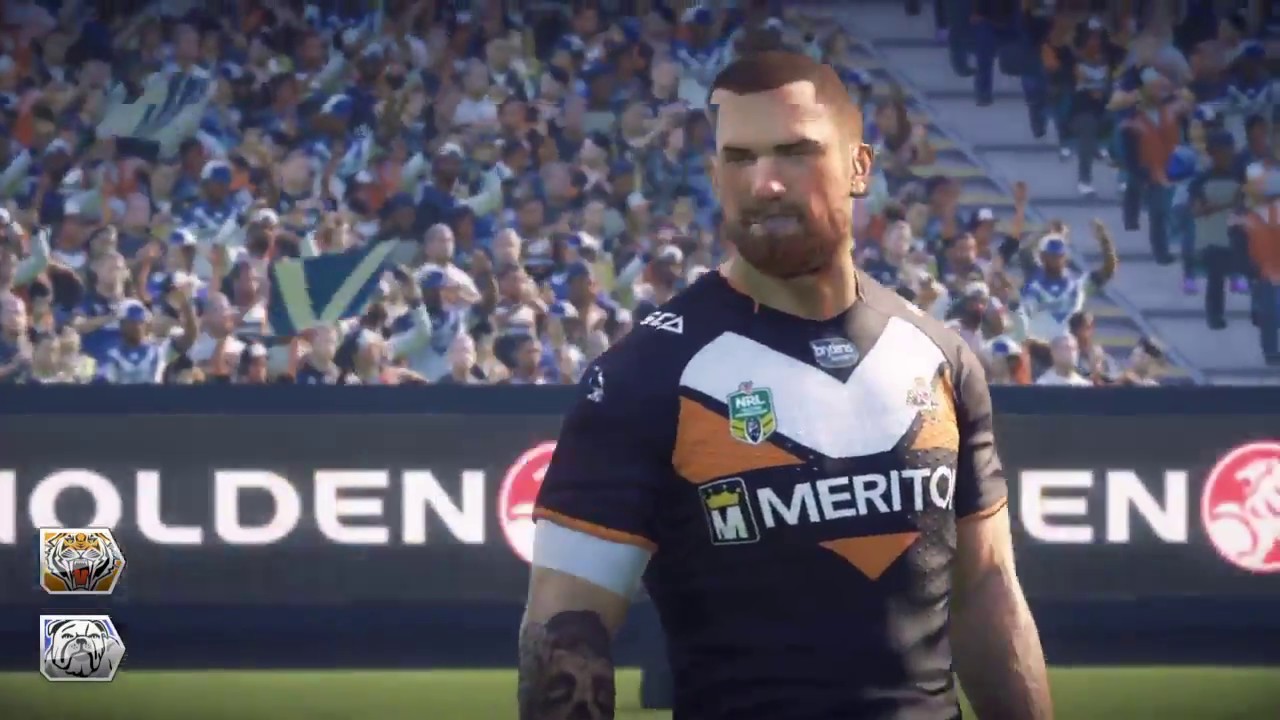 Rugby League Live 3 (PS4) | Wests Tigers v Bulldogs (2017) - YouTube