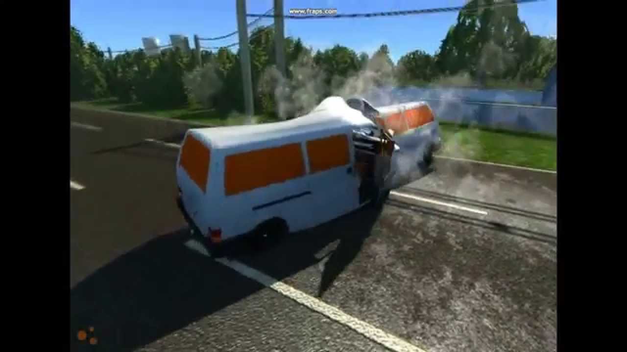 BeamNG DRIVE Volkswagen Transporter T4 beta - YouTube