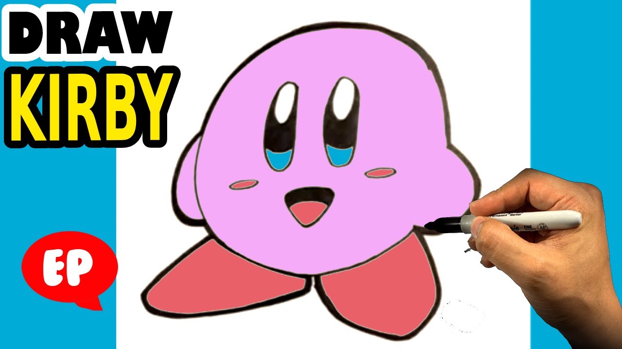 How to Draw KIRBY - YouTube