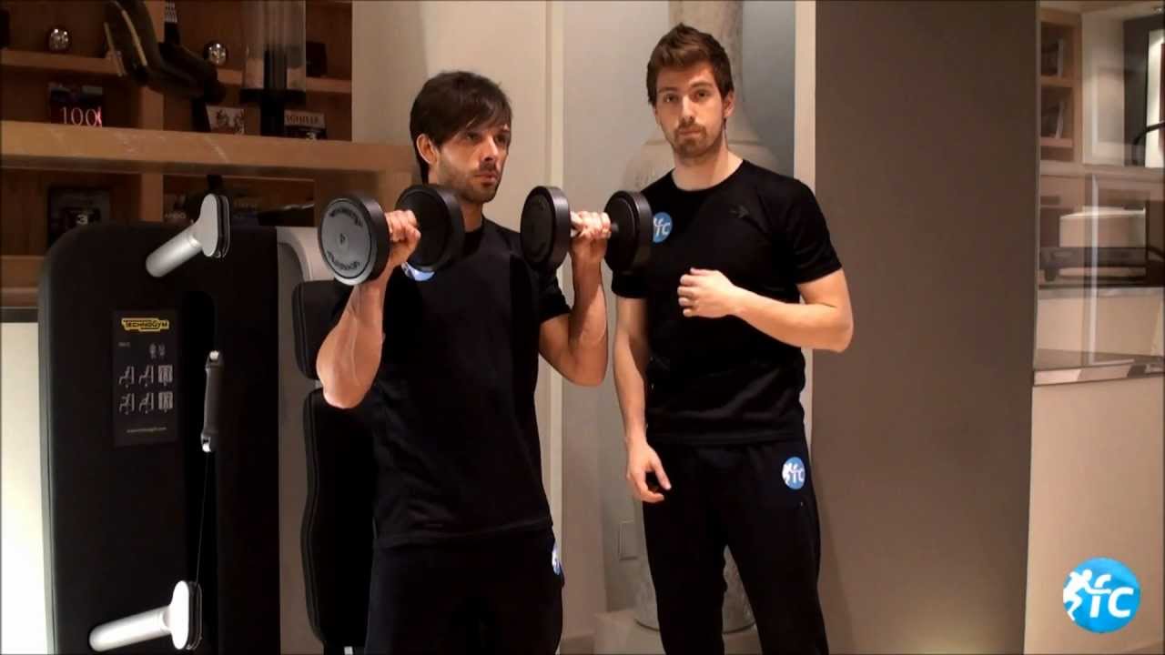 Curl Biceps Invertido con Mancuernas - YouTube