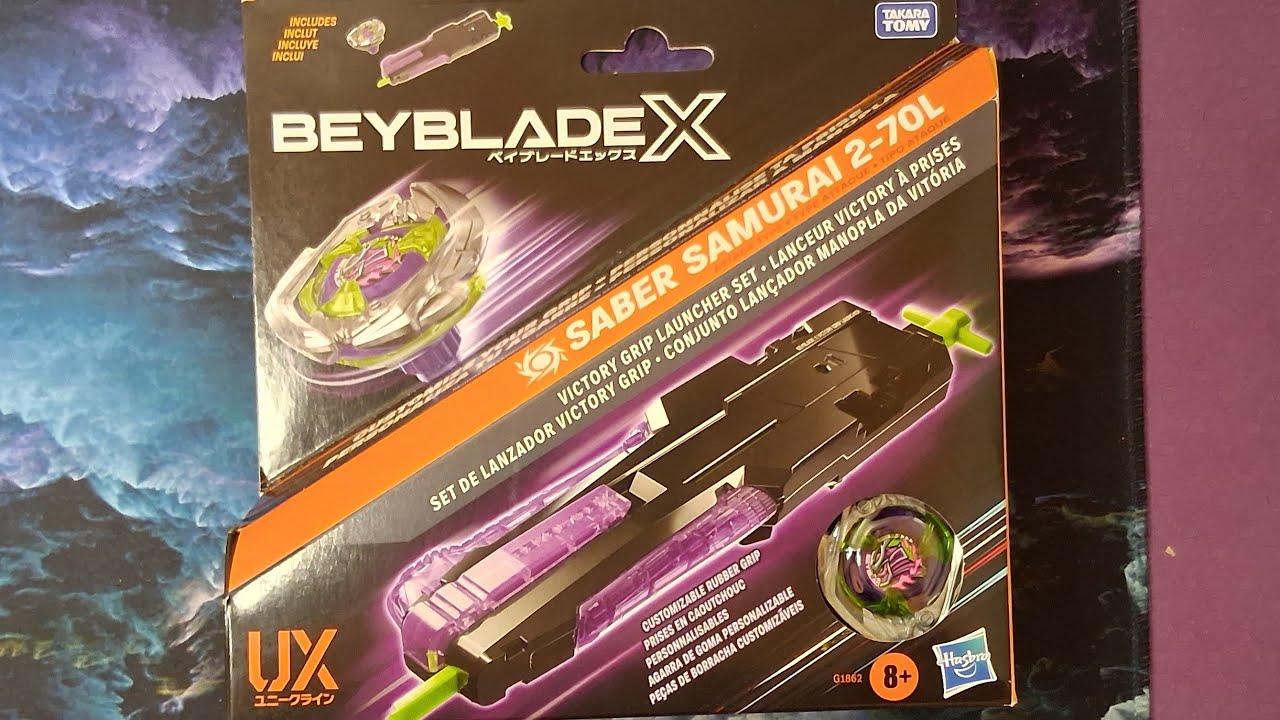 Beyblade X Hasbro Saber Samurai Unboxing Video - YouTube