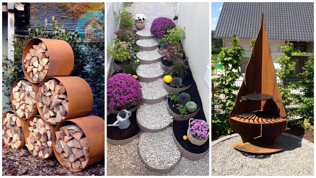 Ideas of decor and landscape design around your country house! - YouTube