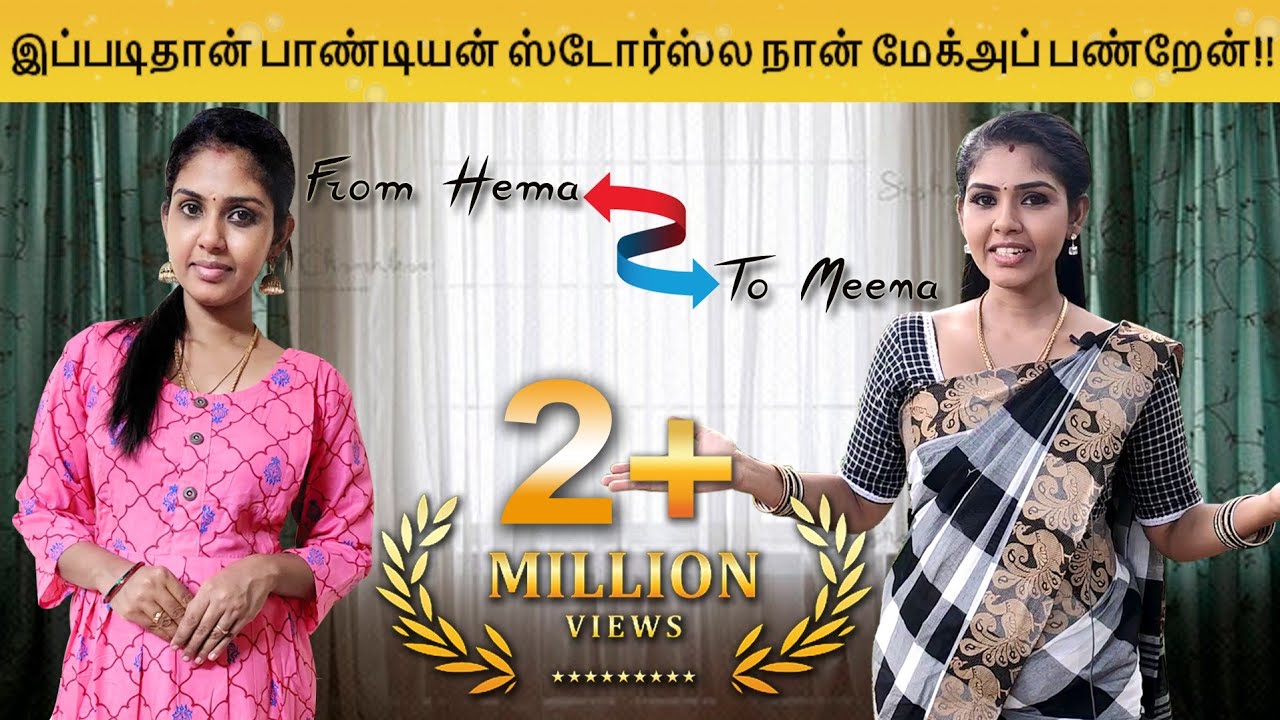 Pandian Stores makeup Vlog | Hema's Diary - YouTube