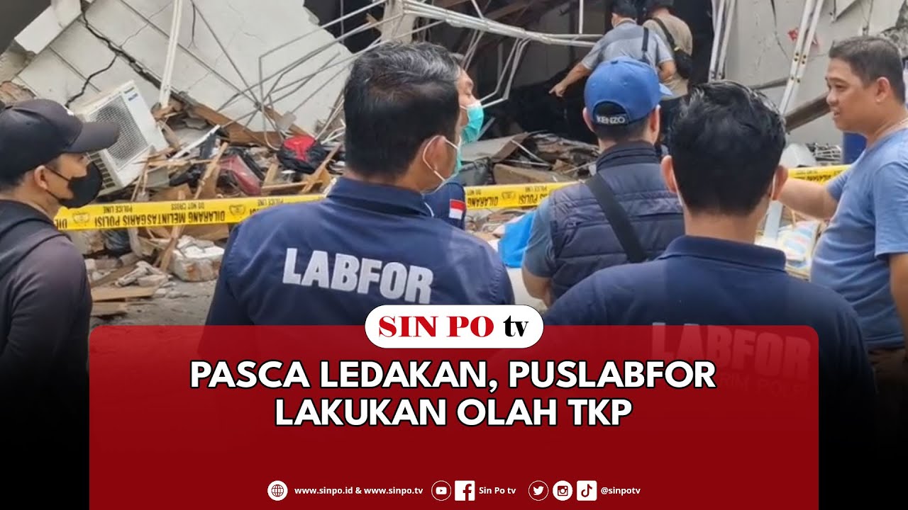 Pasca Ledakan, Puslabfor Lakukan Olah TKP - YouTube