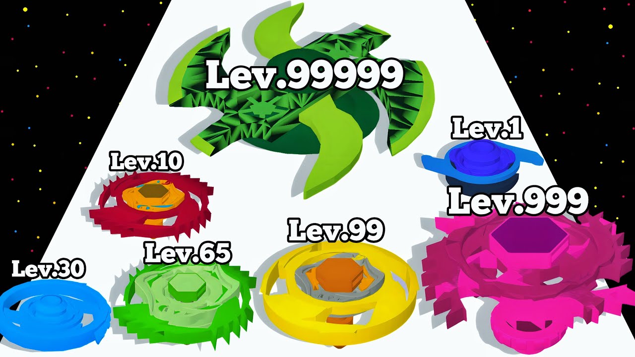 Spinner Merge Runner Rampage Grow Level ASMR Gameplay ( Spinner Evolution ) - YouTube