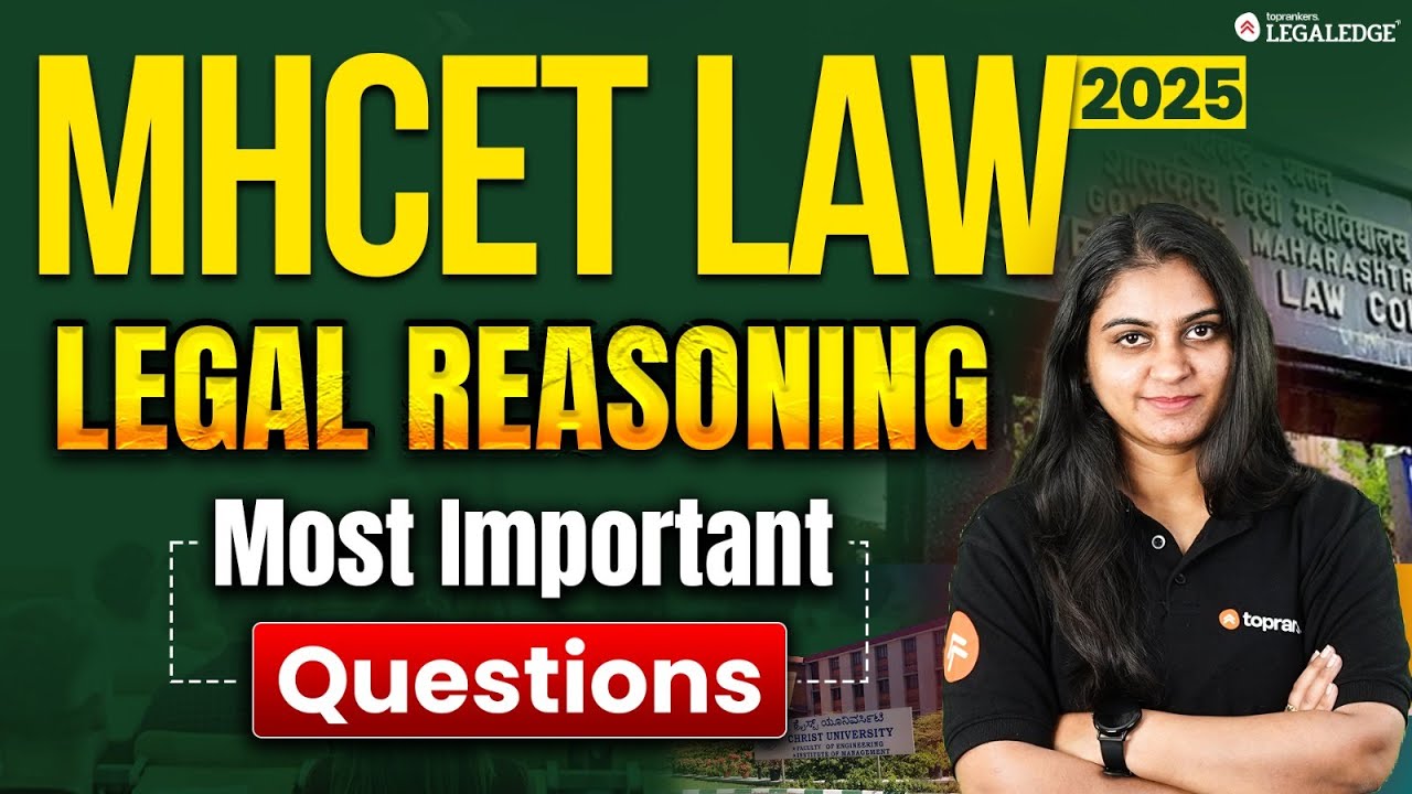 MH CET Law 2025: Important Legal Reasoning Questions Practice | Legal ...