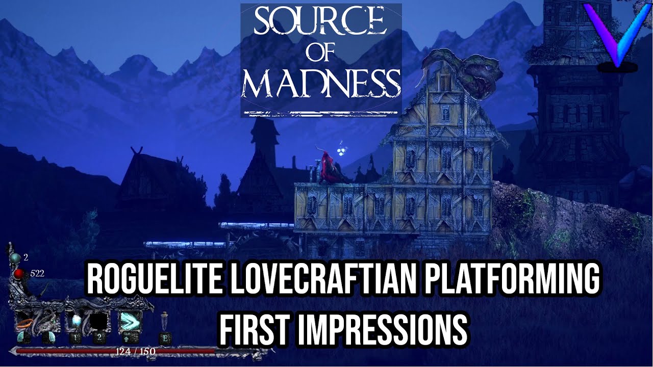 Lovecraftian Roguelite Horror | Source of Madness - First Look - YouTube