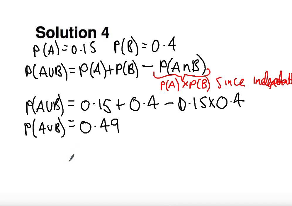 S1 Lesson 5 Mutually Exclusive & Independent Events - YouTube
