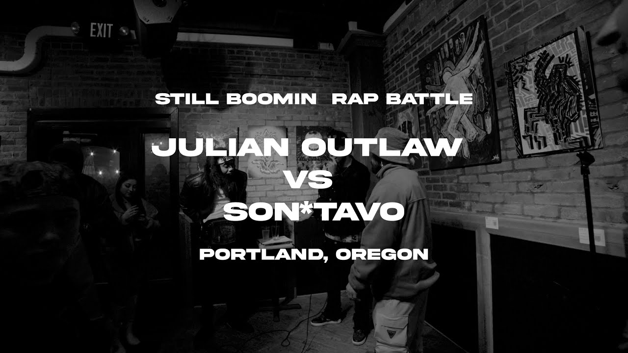 Rap Battle In Portland, Oregon | Julian Outlaw VS Son*tavo | Café ...