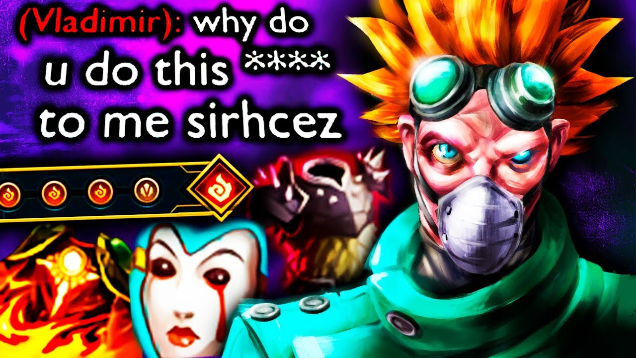 my ULTIMATE BURNING Singed build 🔥 (DON'T COME CLOSE) - YouTube