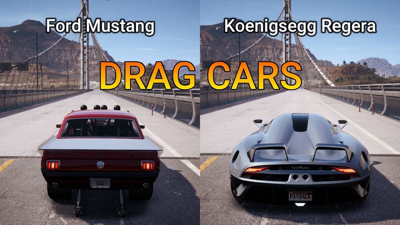 NFS Payback - Ford Mustang vs Koenigsegg Regera - Drag Cars | Drag Race ...