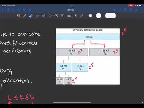 Operating Systems 8.4 (Placement Algorithms for Dynamic Partitioning and Buddy System) - YouTube