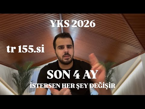 SADECE 4 AY! | İSTERSEN HER ŞEY DEĞİŞİR. #yks2026  YKS 2026