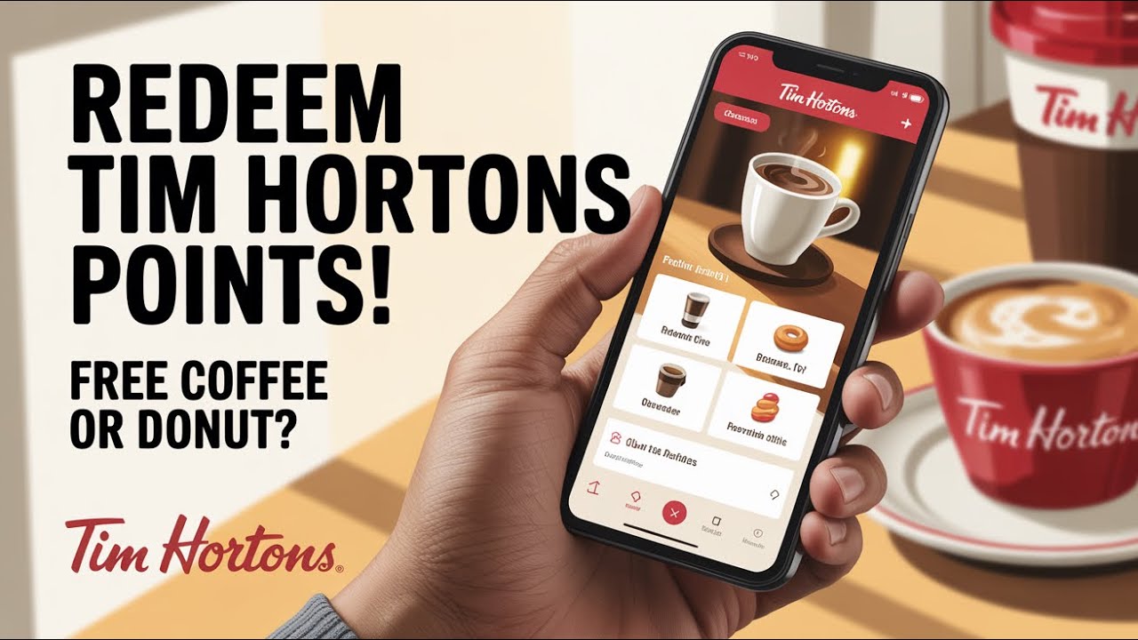 How to Redeem Tim Hortons Points in the App | Get Free Coffee or Food ...
