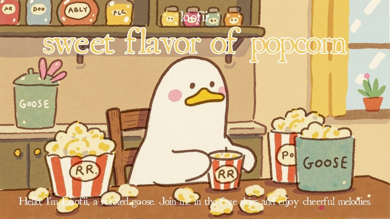 sweet flavor of popcorn ~ loofii goose sell popcorn - YouTube