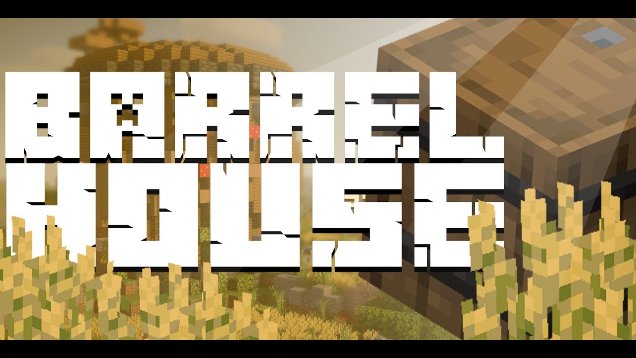 BARREL HOUSE | MINECRAFT BUILDINGS | HOW TO BUILD - YouTube