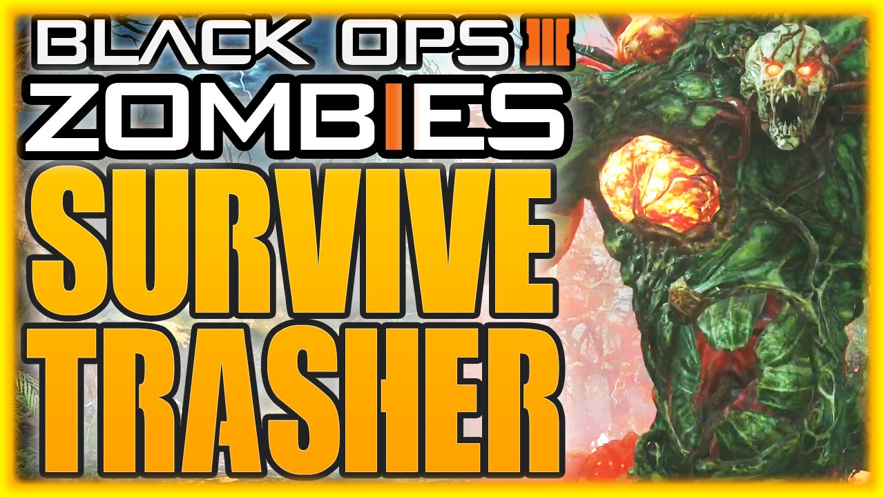 Black Ops 3 ZOMBIES - HOW TO BE EATEN BY THE THRASHER AND SURVIVE IN ...