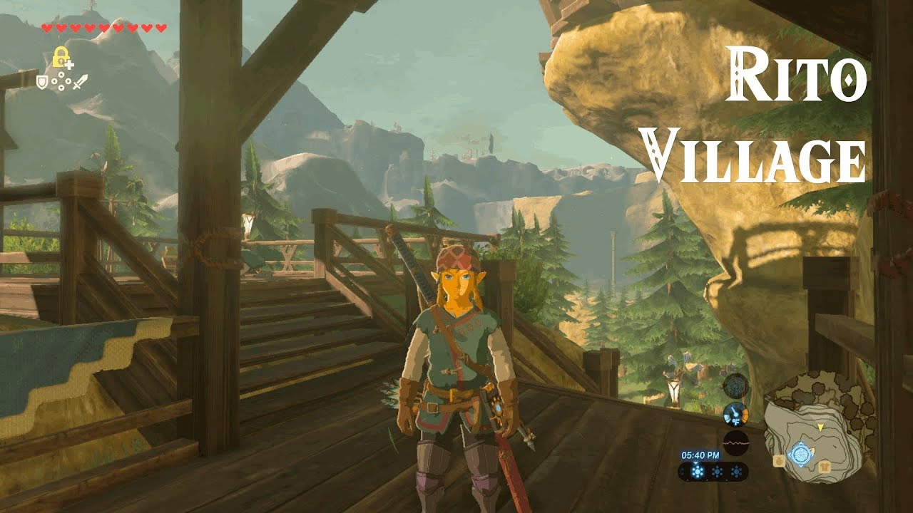 LOZ:BOTW-020 Rito Village - YouTube