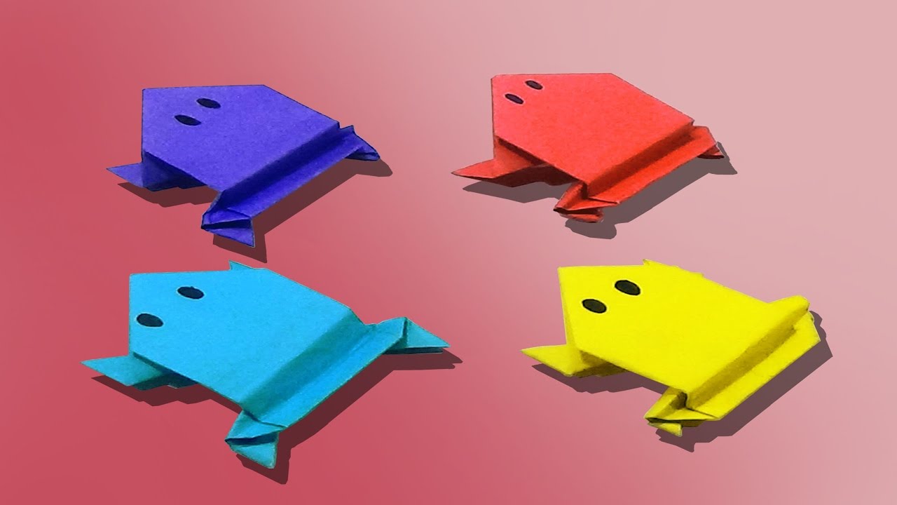 How To Make An Origami Frog | Easy And Simple Steps | - YouTube