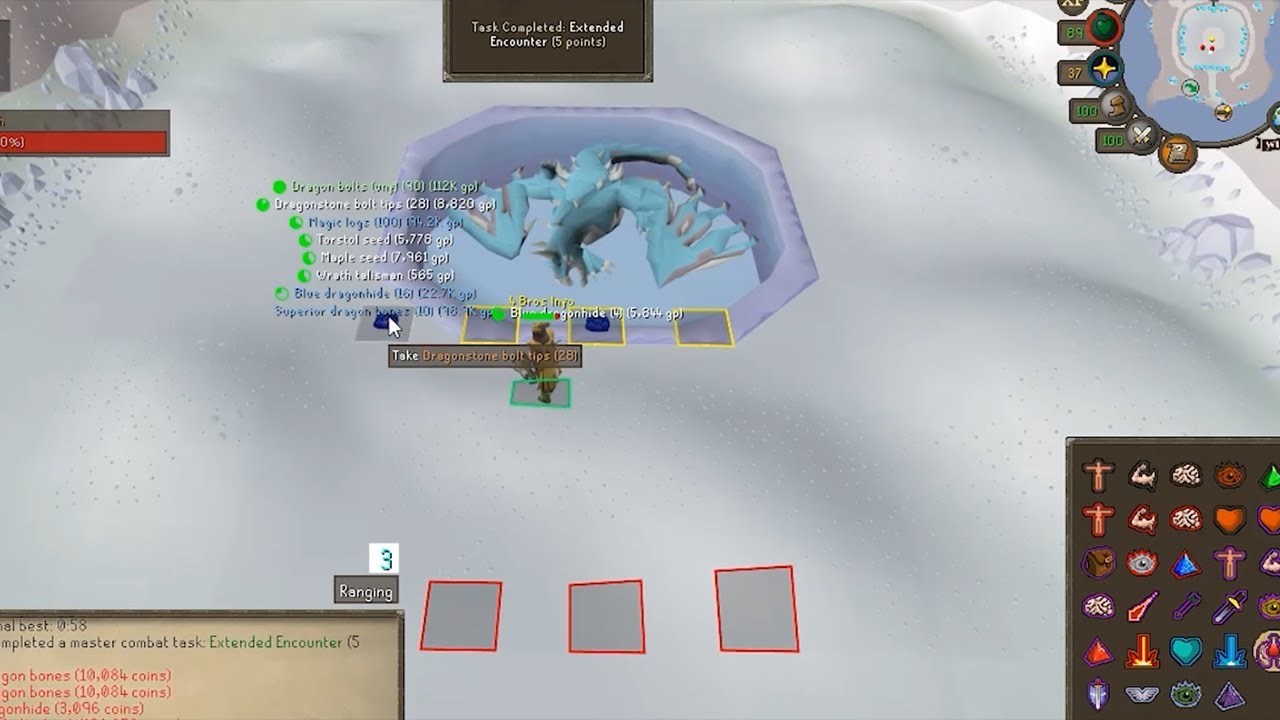Extended Encounter Master Combat Achievement OSRS - Vorkath Task - YouTube