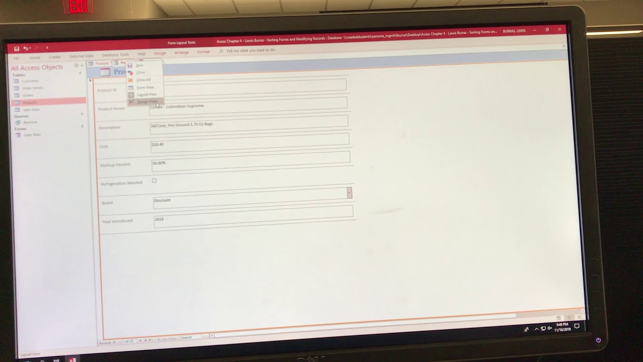 Access Chapter 4 Video Tutorial - YouTube