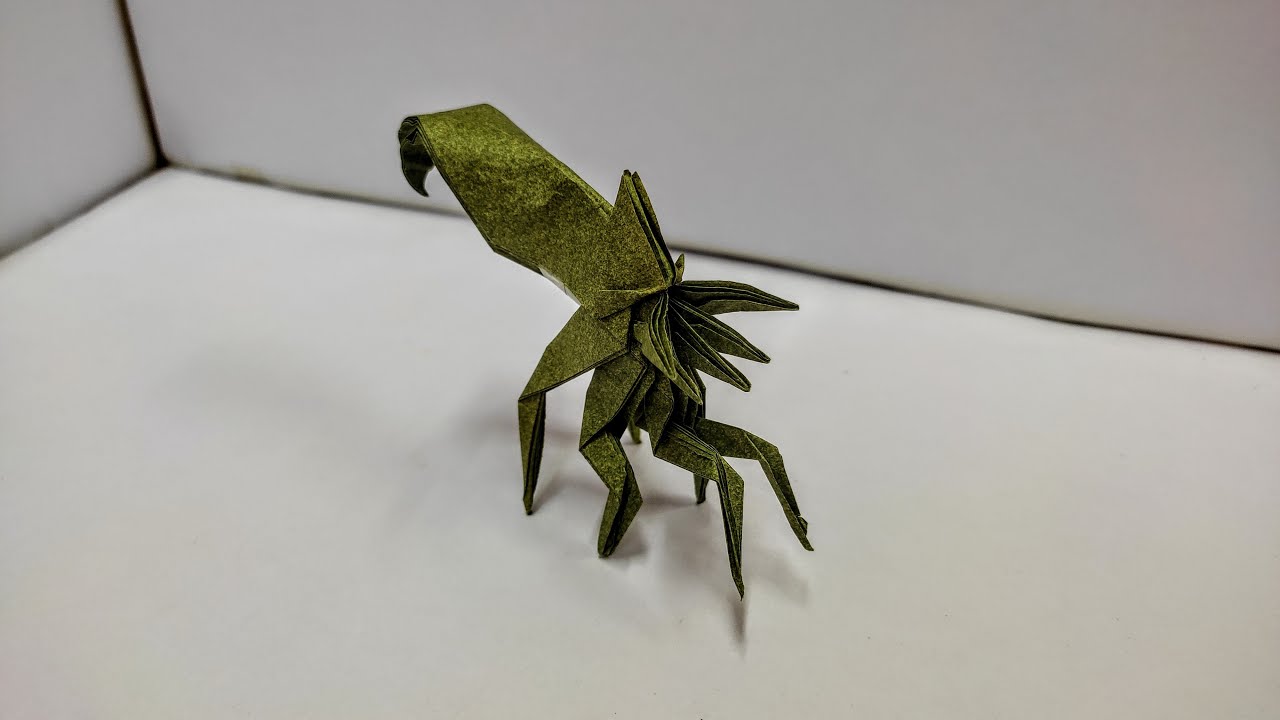 How To Fold a Paper Origami Titanus Scylla | Origami Titanus Scylla ...